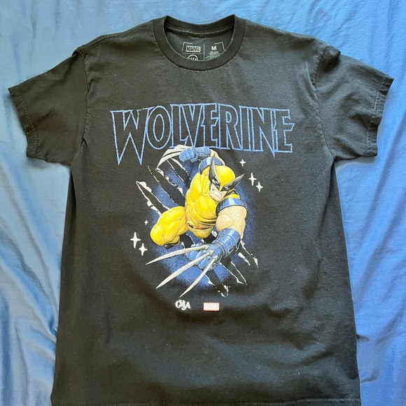 Marvel | Shirts | Marvel Wolverine Graphic Black Tee Shirt | Poshmark